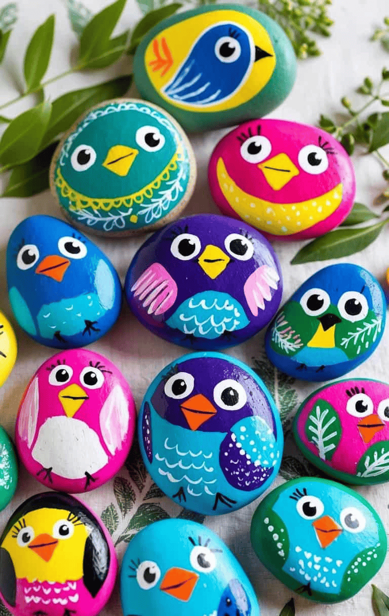 31 Cheerful Bird Painted Rock Ideas for Nature Enthusiasts: Bring Your ...