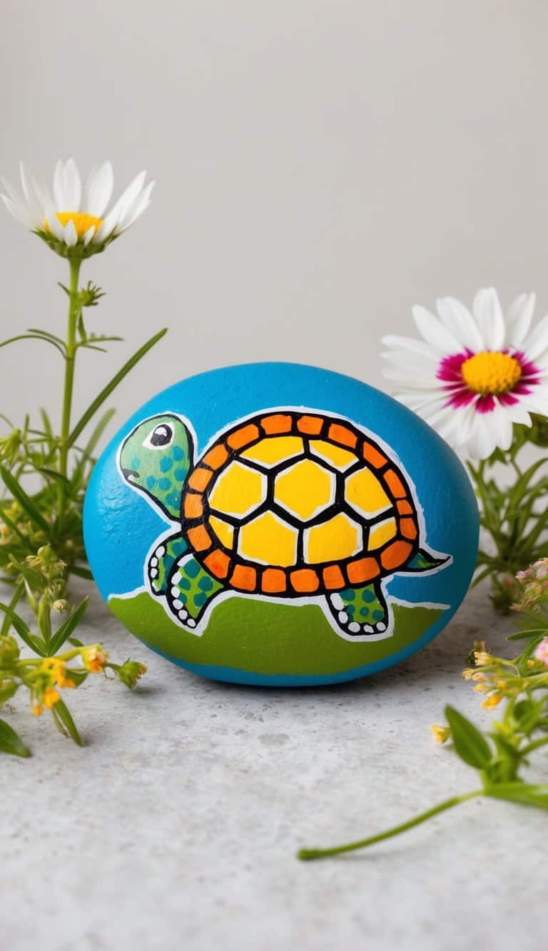27 Creative Turtle Painted Rock Ideas for Fun and Relaxation: Adorable ...
