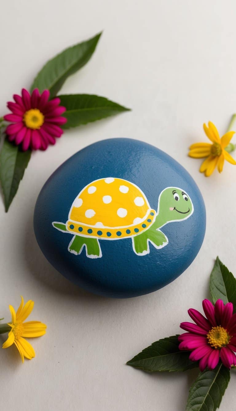 27 Creative Turtle Painted Rock Ideas for Fun and Relaxation: Adorable ...