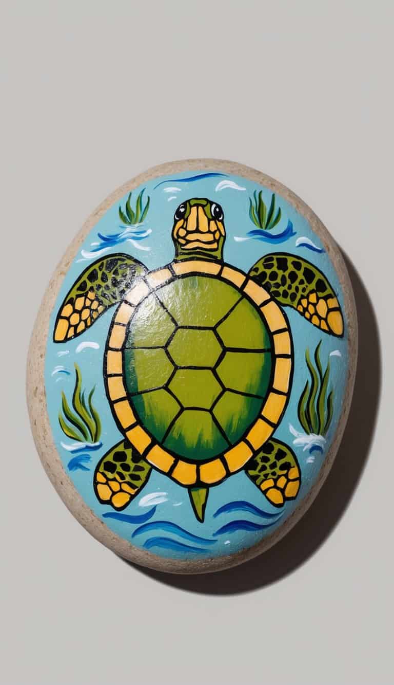 27 Creative Turtle Painted Rock Ideas for Fun and Relaxation: Adorable ...