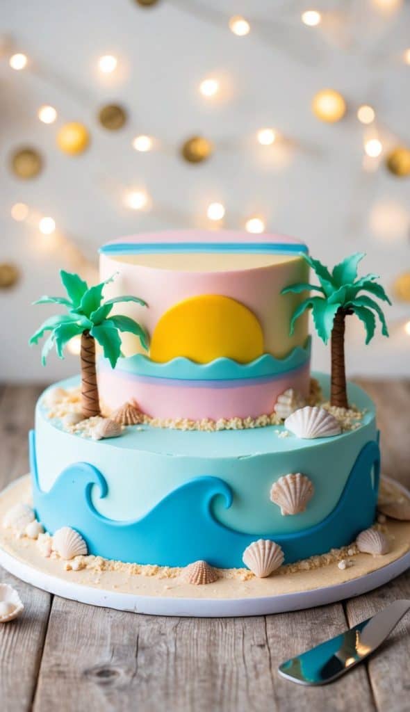 19 Stunning Sunset Cakes to Impress Your Guests and Light Up Your Event!