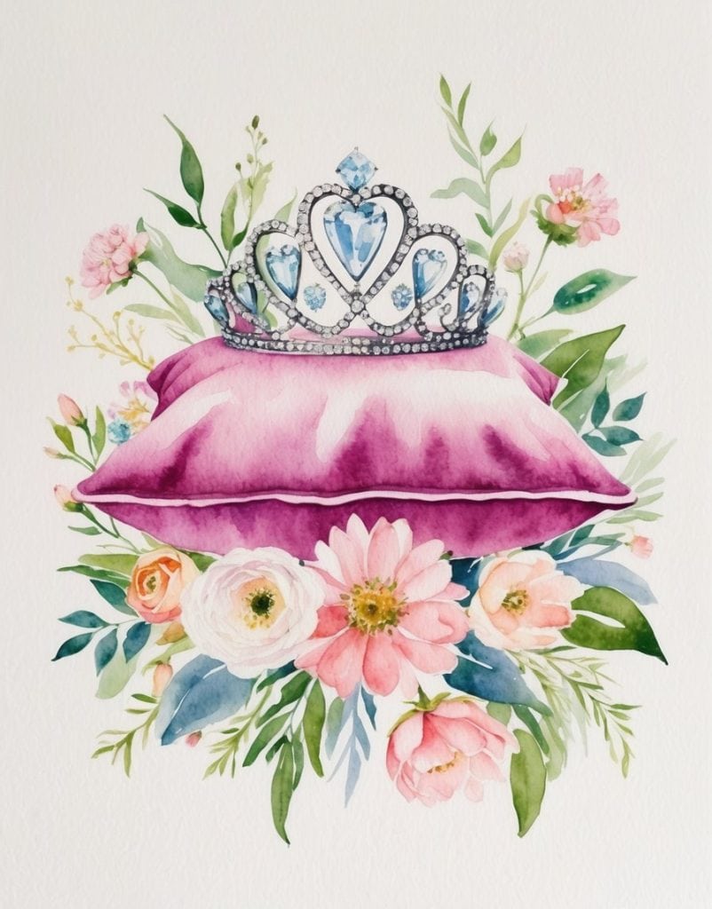20 Glamorous Tiara Printable Art for Milestones - Today Mommy
