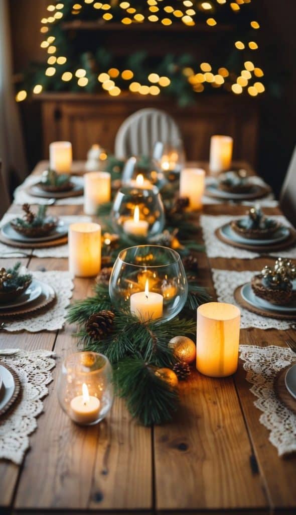 30 Rustic Christmas Tablescape Ideas to Cozy Up Your Holiday Dining!