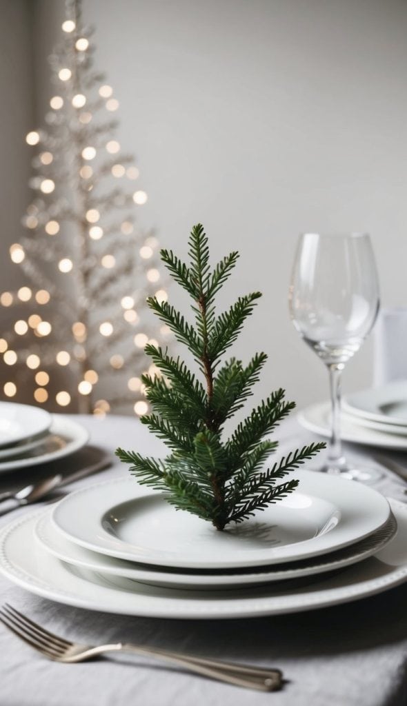 38 Minimalist Christmas Tablescape Ideas: Simple Elegance for Your ...