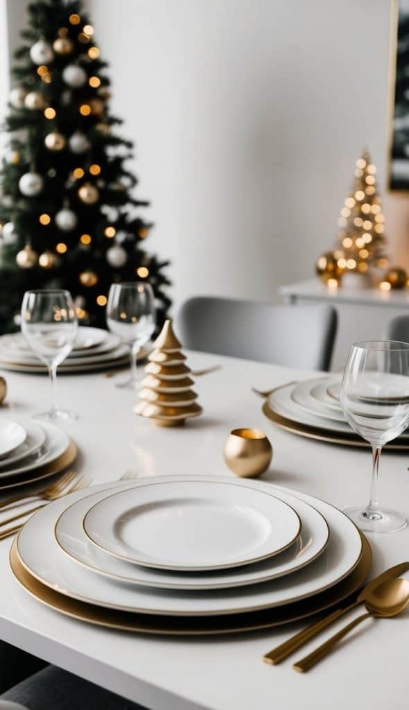 38 Minimalist Christmas Tablescape Ideas: Simple Elegance for Your ...
