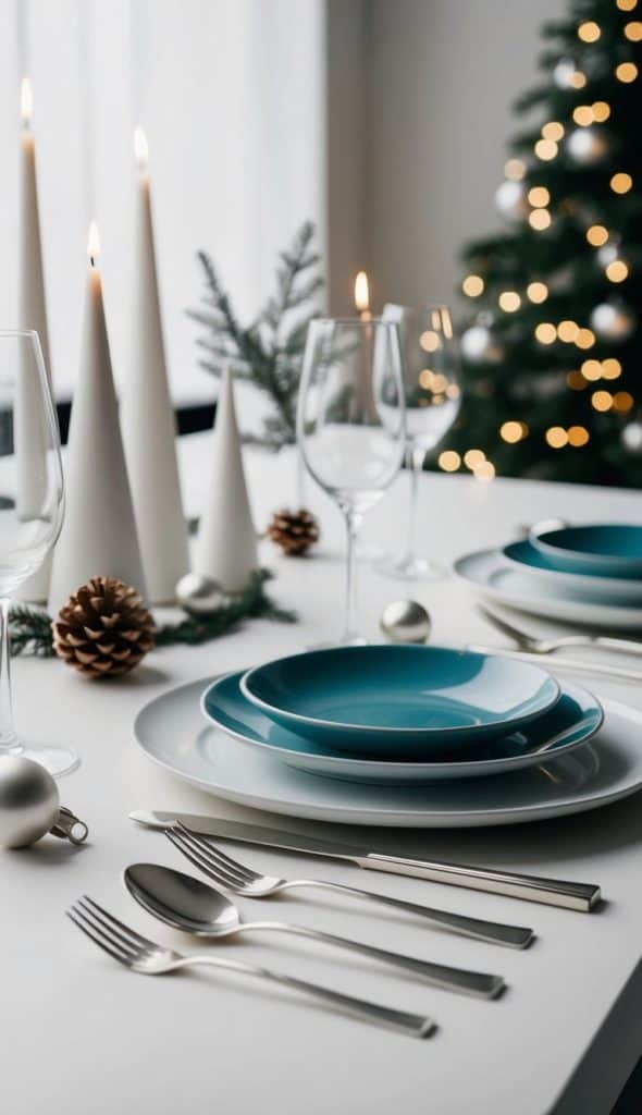 38 Minimalist Christmas Tablescape Ideas: Simple Elegance for Your ...