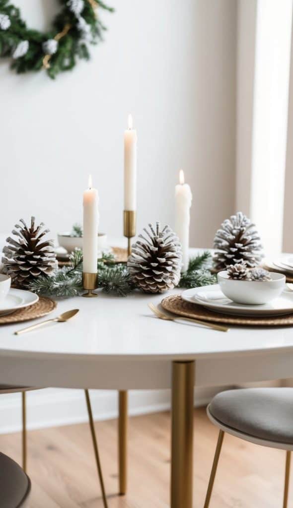 38 Minimalist Christmas Tablescape Ideas: Simple Elegance for Your ...