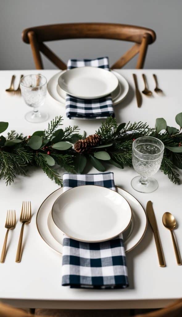 38 Minimalist Christmas Tablescape Ideas: Simple Elegance for Your ...