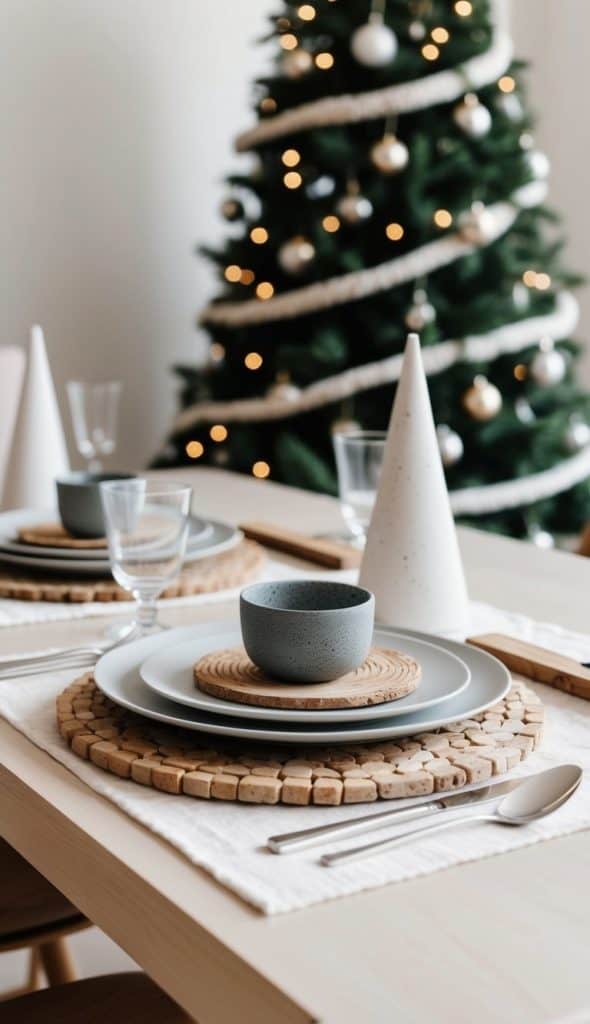 38 Minimalist Christmas Tablescape Ideas: Simple Elegance for Your ...