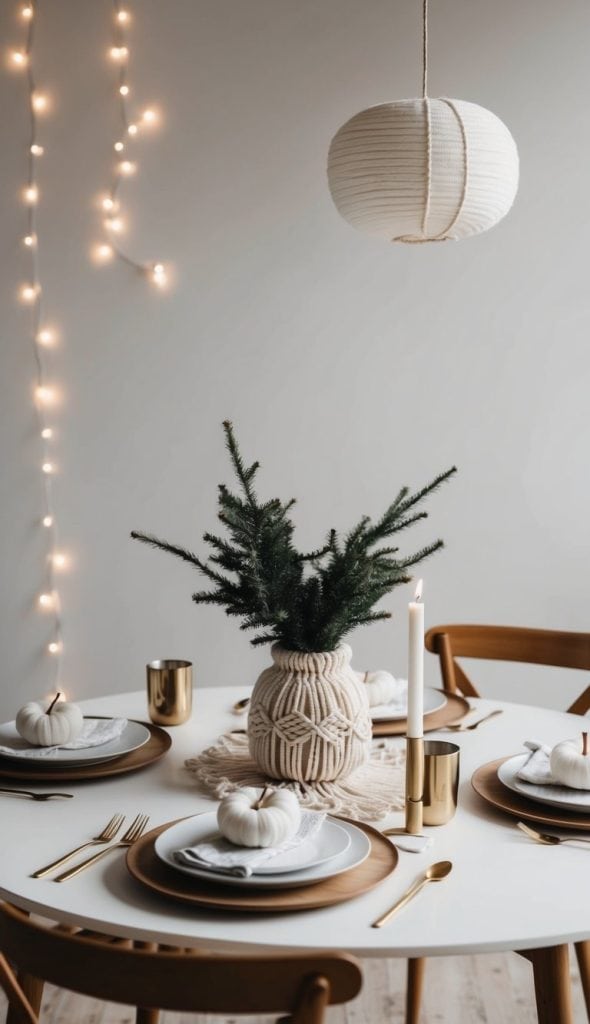 38 Minimalist Christmas Tablescape Ideas: Simple Elegance for Your ...