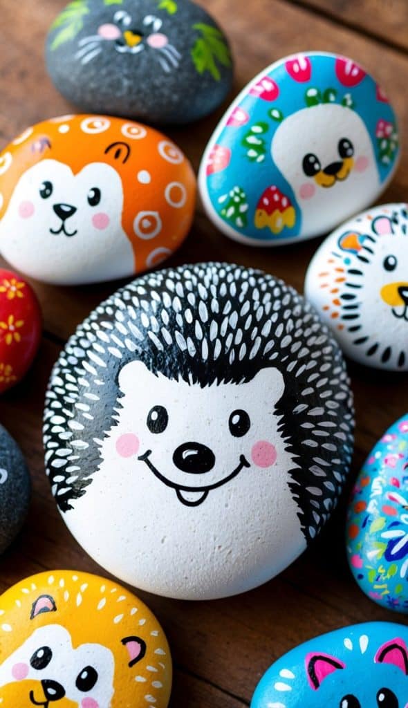 51 Animal Painted Rock Ideas for Beginner-Friendly Crafts: Adorable ...