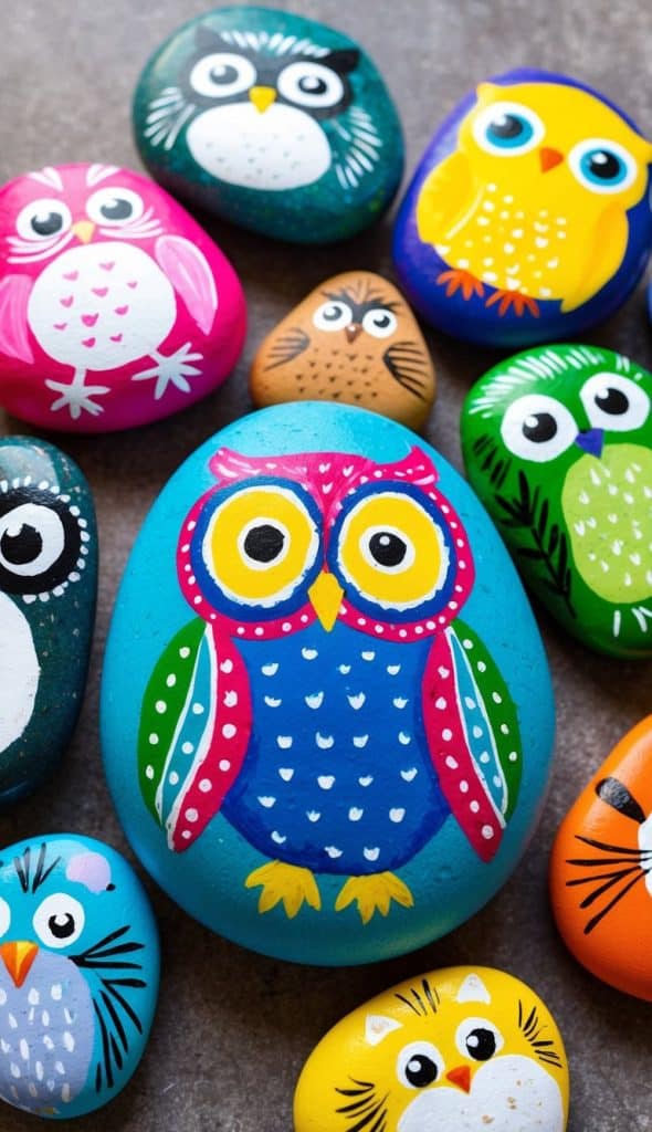 51 Animal Painted Rock Ideas for Beginner-Friendly Crafts: Adorable ...