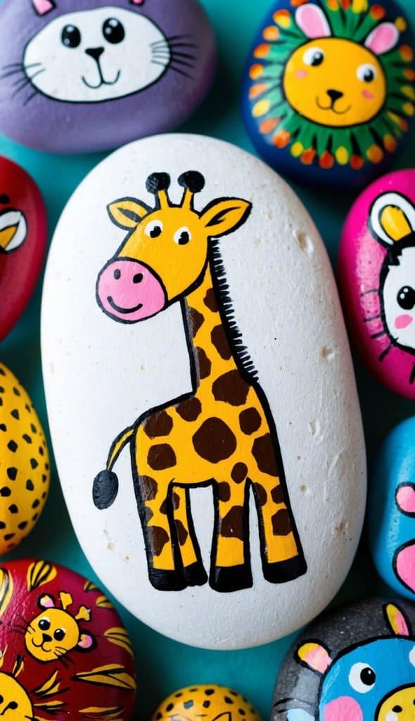 51 Animal Painted Rock Ideas for Beginner-Friendly Crafts: Adorable ...