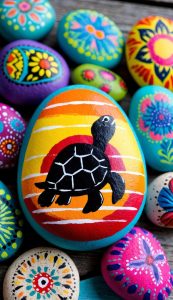 27 Creative Turtle Painted Rock Ideas for Fun and Relaxation: Adorable ...