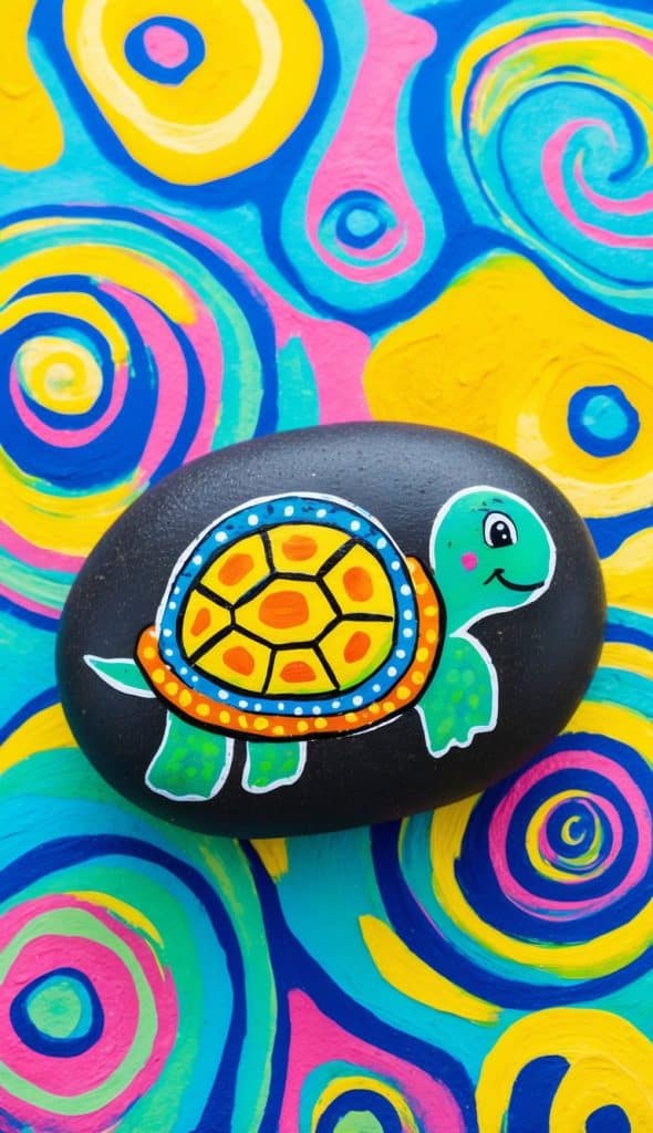 27 Creative Turtle Painted Rock Ideas for Fun and Relaxation: Adorable ...