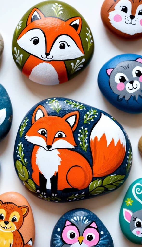 51 Animal Painted Rock Ideas for Beginner-Friendly Crafts: Adorable ...