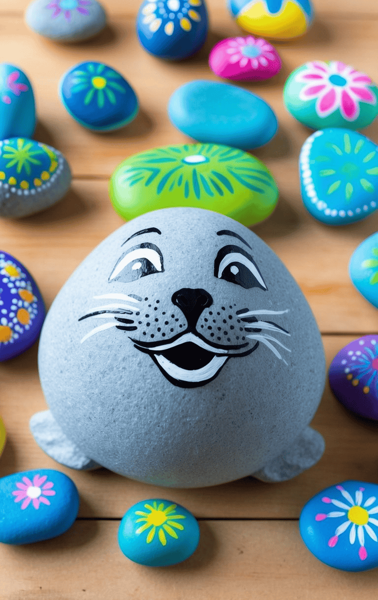 51 Animal Painted Rock Ideas for Beginner-Friendly Crafts: Adorable ...