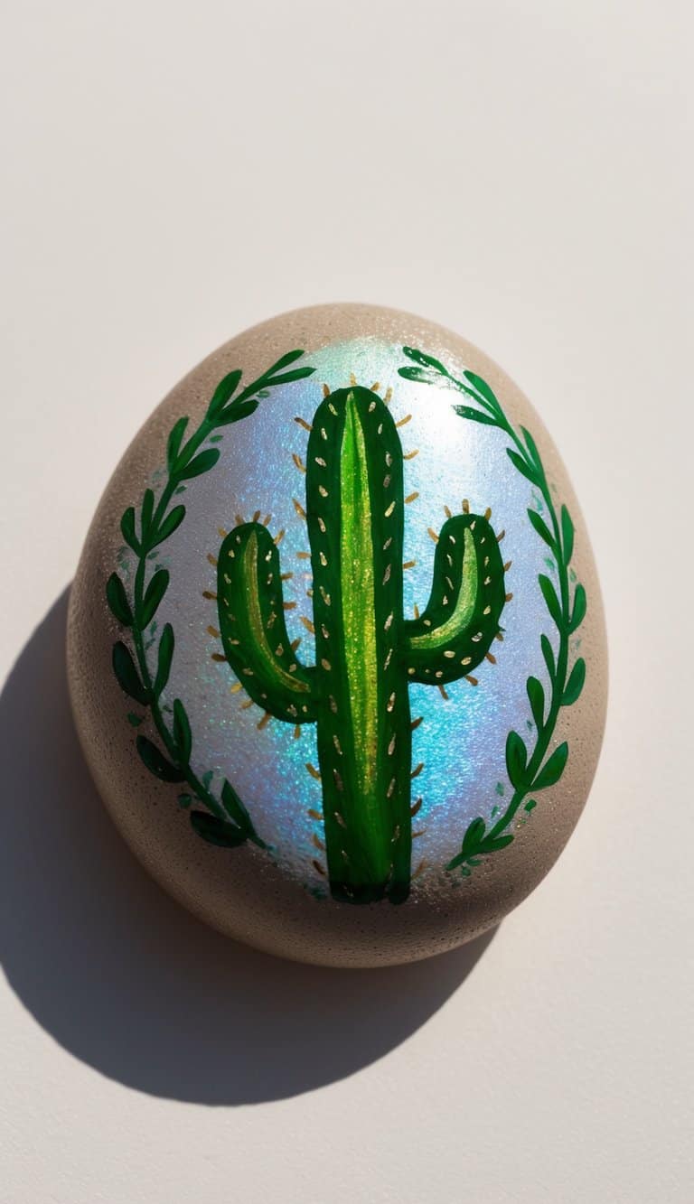 45 Charming Cactus Painted Rock Ideas for Desert-Inspired Decor: Create ...