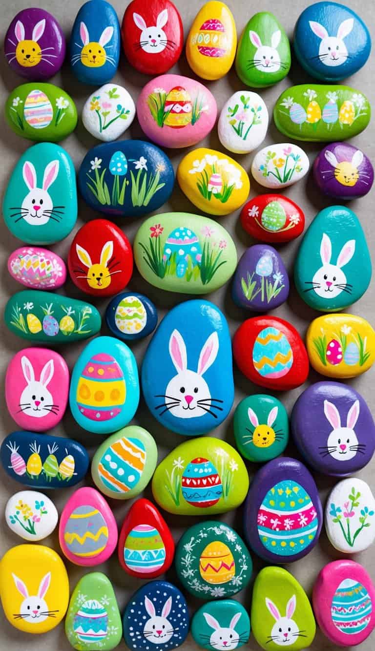 25 Fun Easter Painted Rock Ideas for Festive Spring Decor: Cute and ...