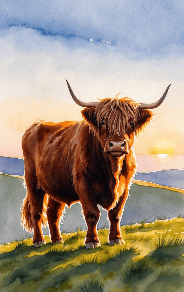 38 Highland Cow iPhone Wallpapers: Adorable Fuzzy Friends for Your Screen!
