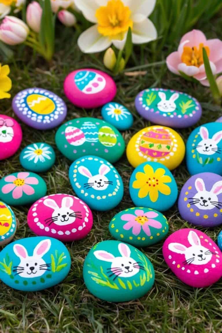 25 Fun Easter Painted Rock Ideas for Festive Spring Decor: Cute and ...