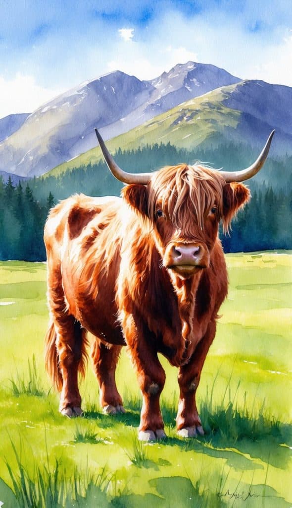 38 Highland Cow iPhone Wallpapers: Adorable Fuzzy Friends for Your Screen!