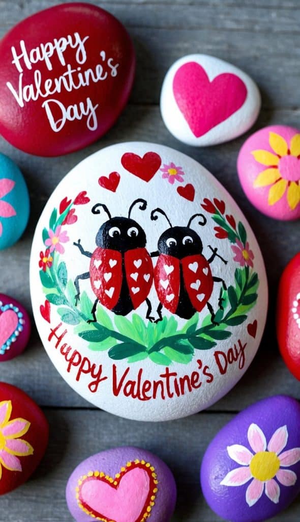 39 Lovely Valentine's Day Painted Rock Ideas for Spreading Love ...
