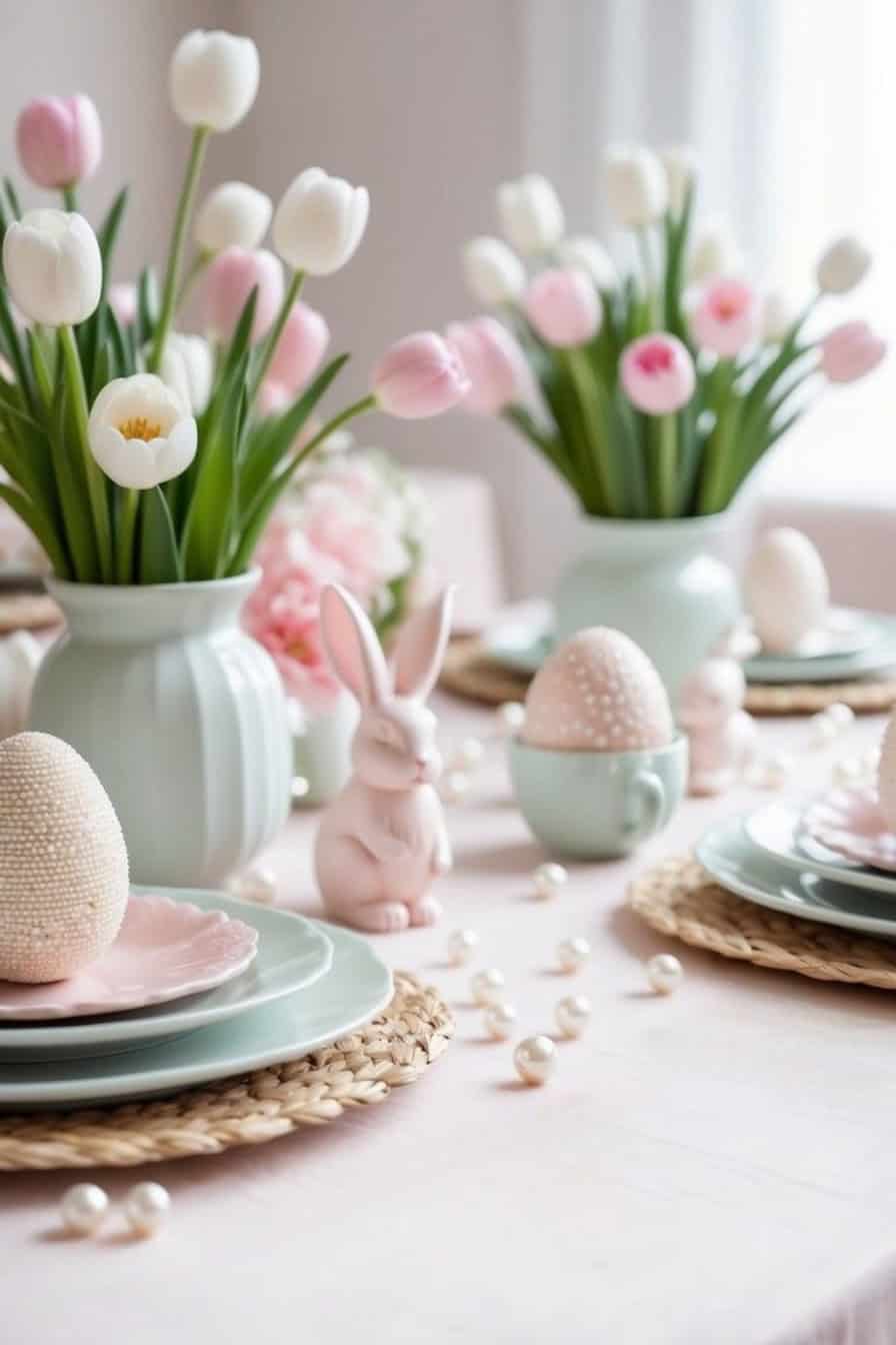 16 Pastel Easter Tablescape Ideas: Cheerful Designs for Your Spring ...