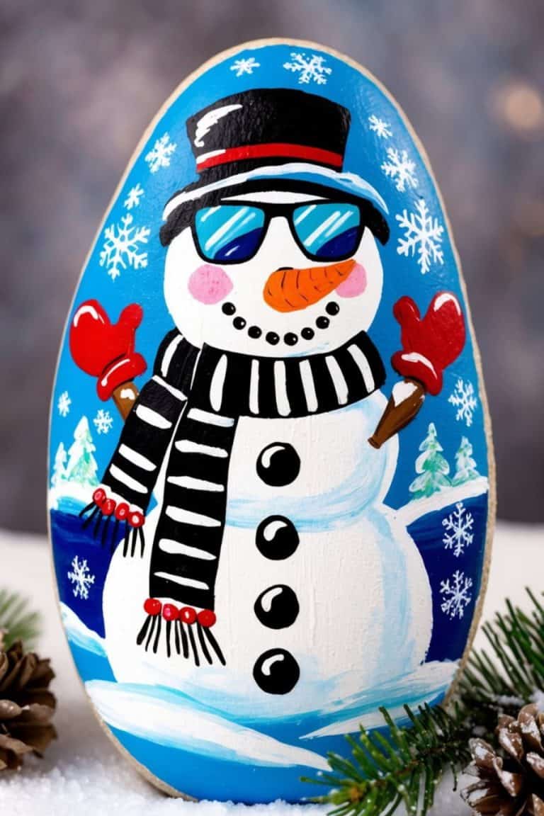 36 Snowman Painted Rock Ideas for Winter Fun: Adorable DIY Designs to ...