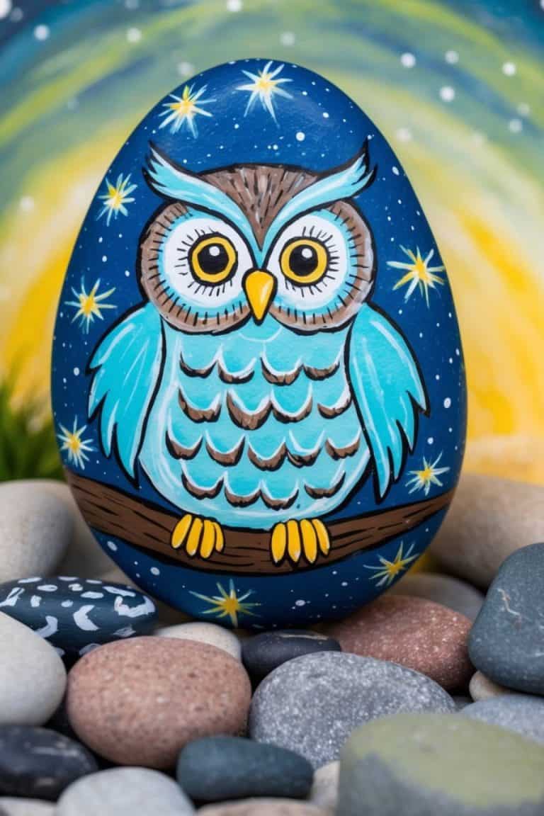 28 Whimsical Owl Painted Rock Ideas for Nature Lovers: Delightful ...