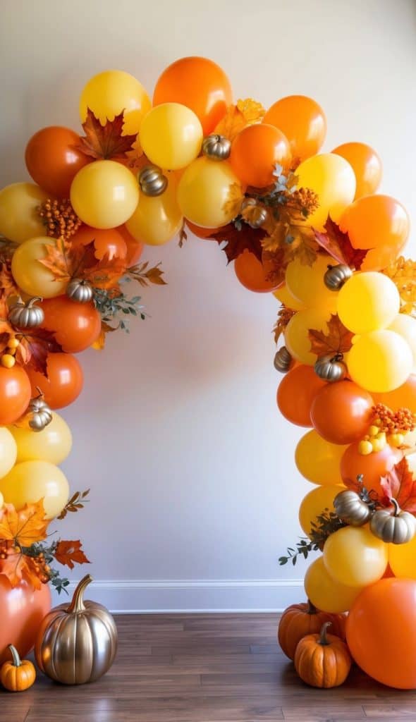 23 Cozy Fall Balloon Arch Ideas: Embracing Autumn's Warm Hues and ...