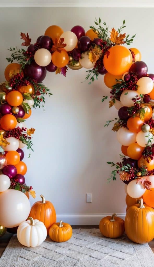 23 Cozy Fall Balloon Arch Ideas: Embracing Autumn's Warm Hues and ...
