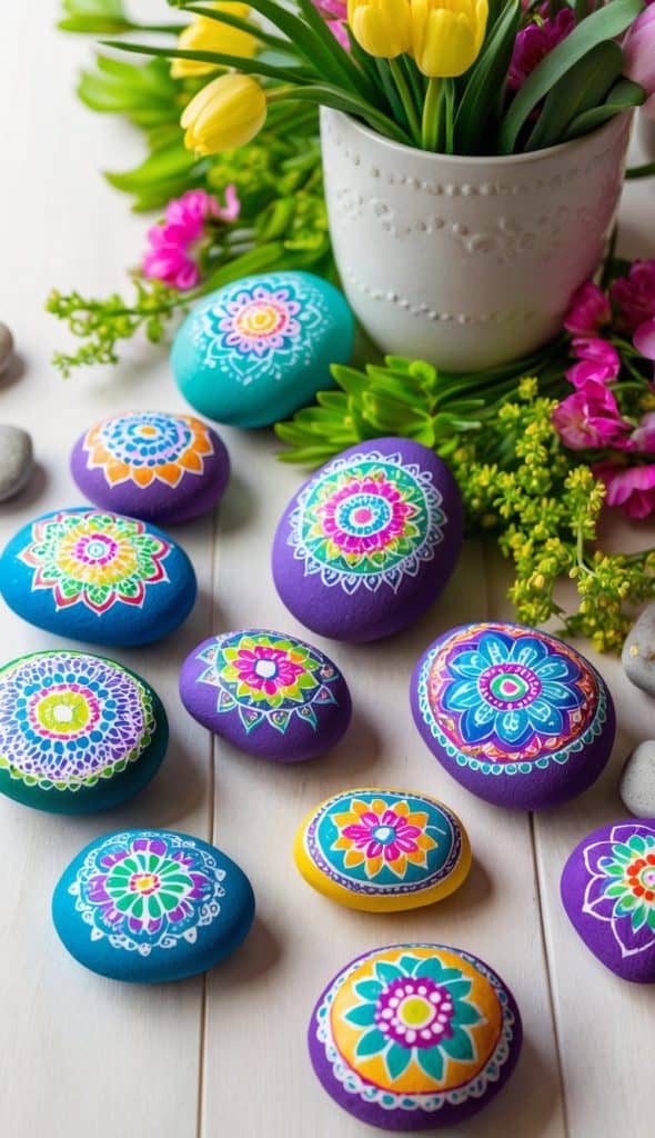 25 Fun Easter Painted Rock Ideas for Festive Spring Decor: Cute and ...