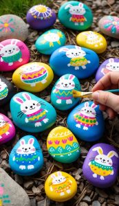 25 Fun Easter Painted Rock Ideas for Festive Spring Decor: Cute and ...