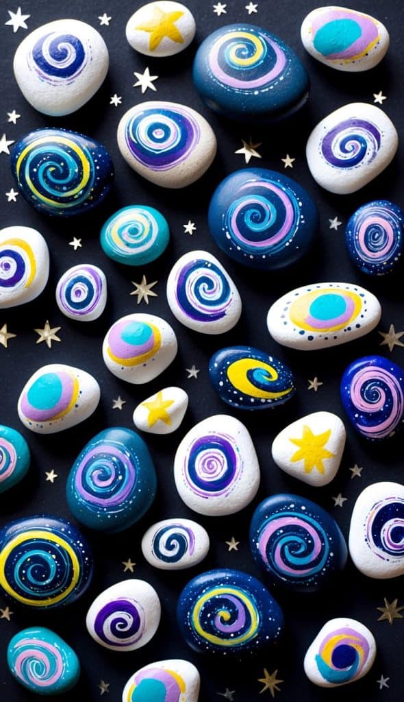 22 Cosmic Galaxy Painted Rock Ideas for Starry Inspiration: Unleash ...