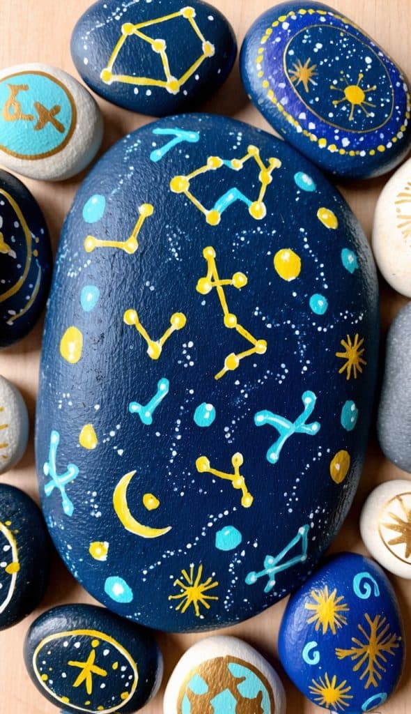 22 Cosmic Galaxy Painted Rock Ideas for Starry Inspiration: Unleash ...