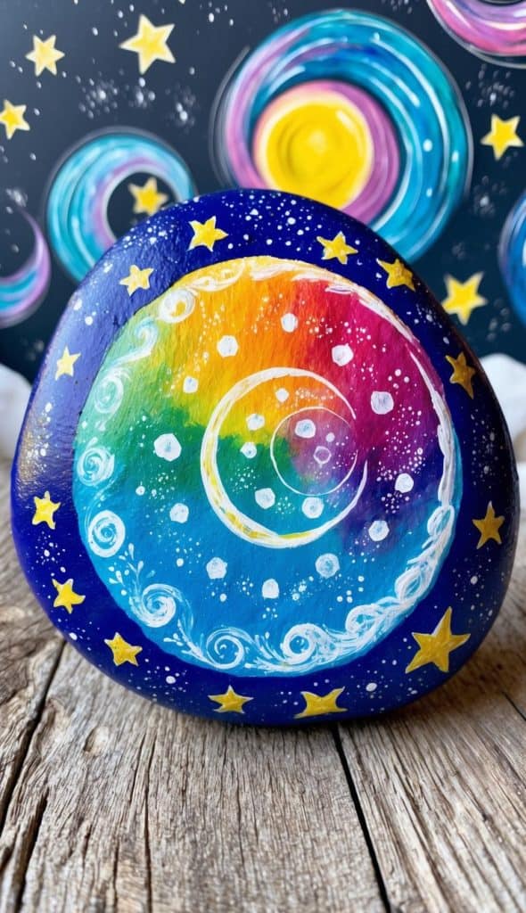 22 Cosmic Galaxy Painted Rock Ideas for Starry Inspiration: Unleash ...