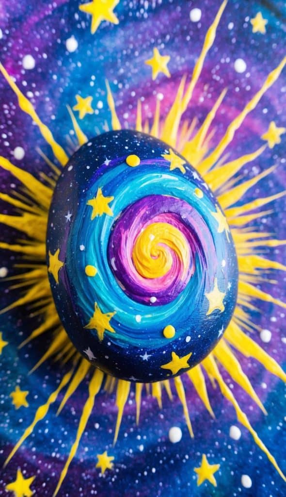22 Cosmic Galaxy Painted Rock Ideas for Starry Inspiration: Unleash ...