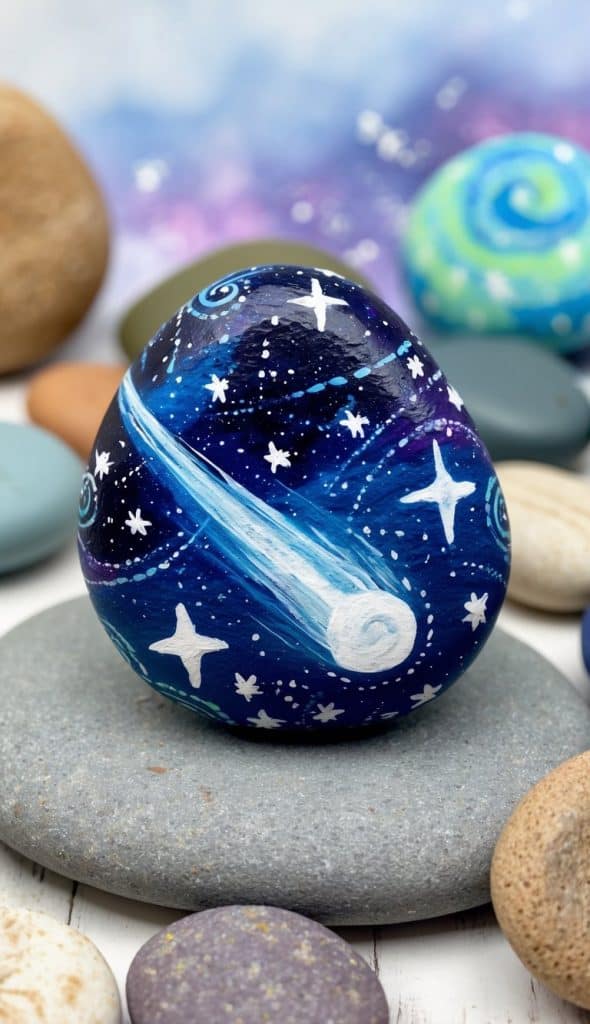 22 Cosmic Galaxy Painted Rock Ideas for Starry Inspiration: Unleash ...