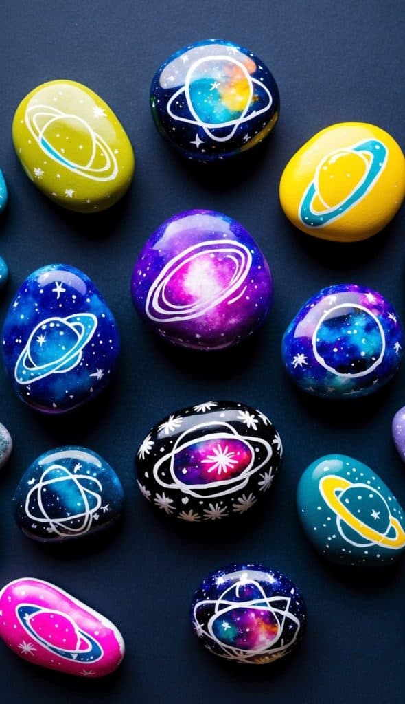 22 Cosmic Galaxy Painted Rock Ideas for Starry Inspiration: Unleash ...