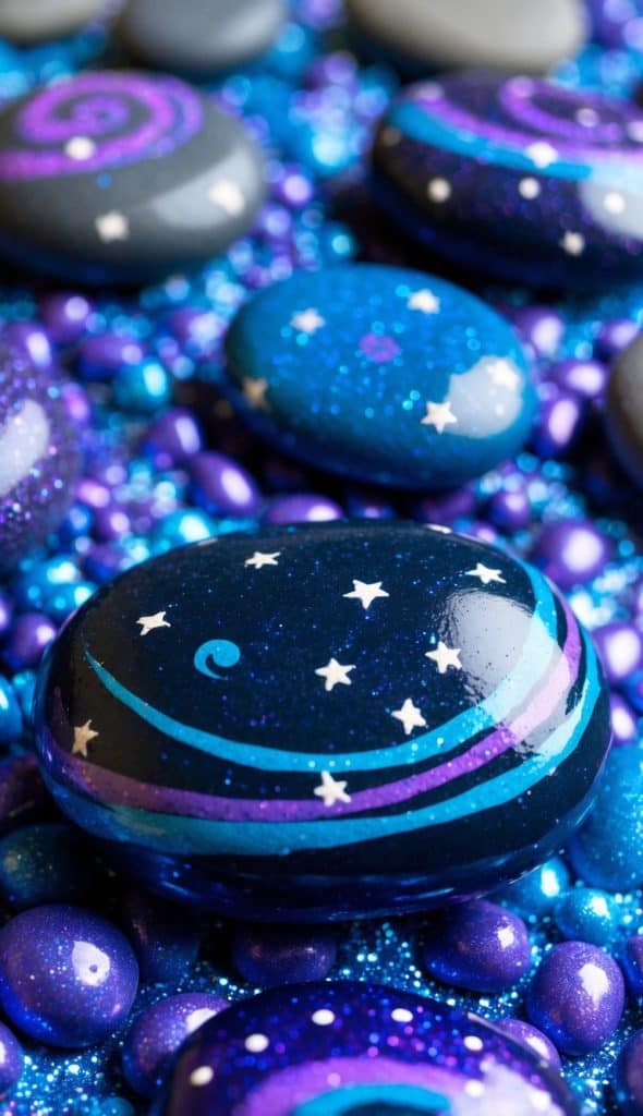 22 Cosmic Galaxy Painted Rock Ideas for Starry Inspiration: Unleash ...