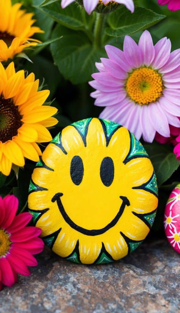 19 Charming Garden Painted Rock Ideas for DIY Outdoor Decor: Spruce Up ...