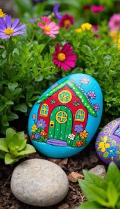 19 Charming Garden Painted Rock Ideas for DIY Outdoor Decor: Spruce Up ...