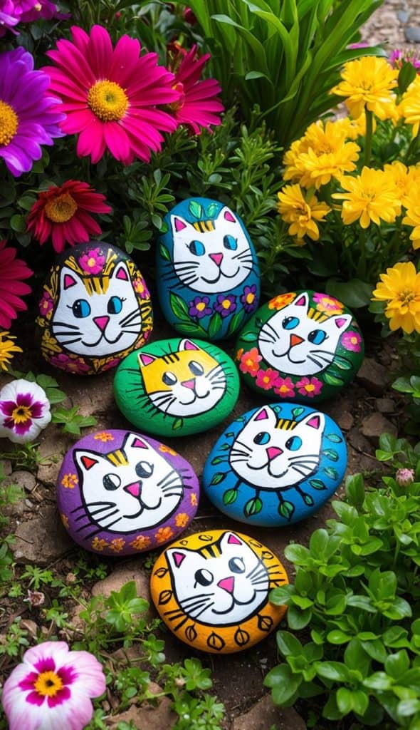 19 Charming Garden Painted Rock Ideas for DIY Outdoor Decor: Spruce Up ...