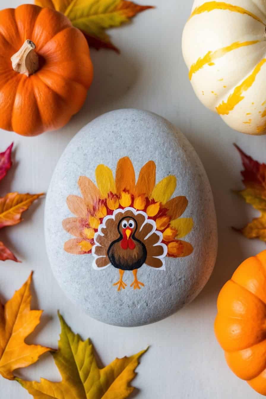 17 Thanksgiving Painted Rock Ideas: Creative Ways to Celebrate ...