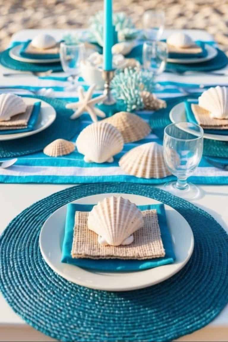 22 Summer Beach Tablescape Ideas to Brighten Your Outdoor Dining