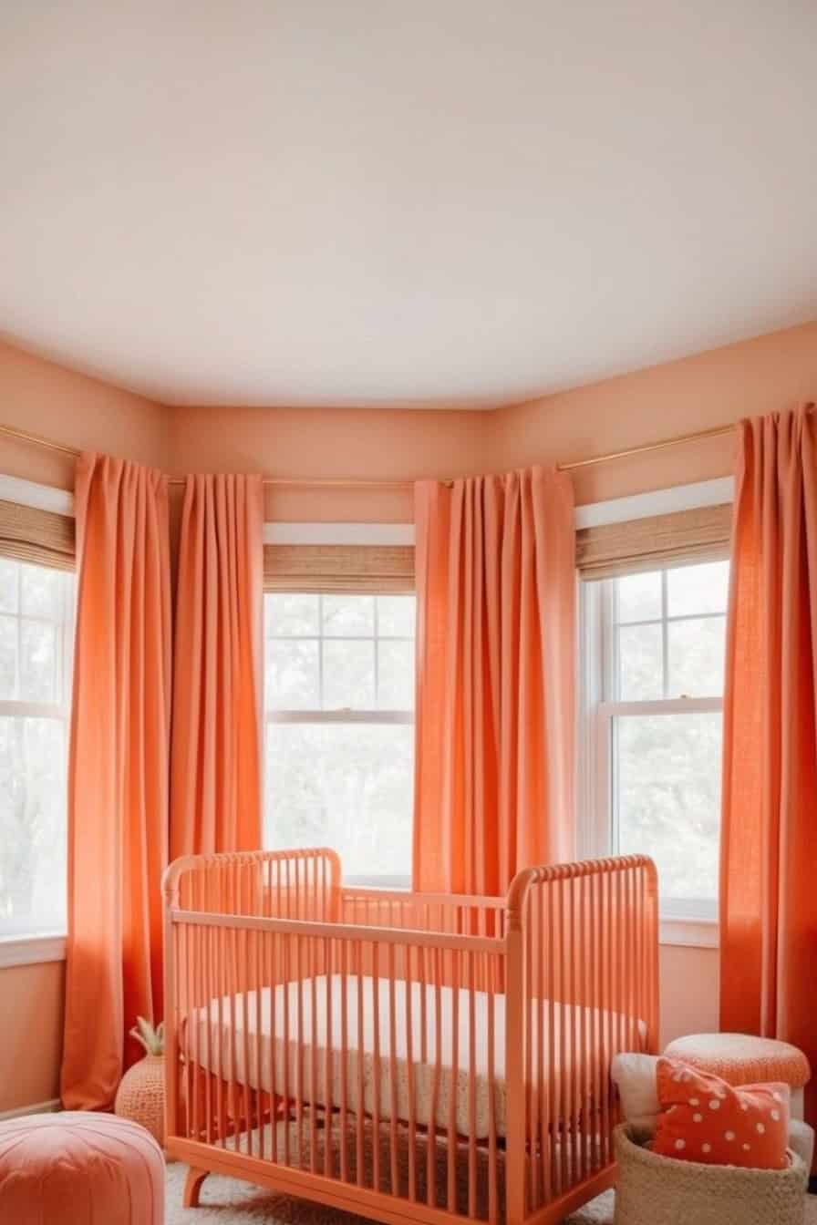 15 Coral Nursery Ideas: Vibrant Peachy Hues for a Cheerful Baby Room