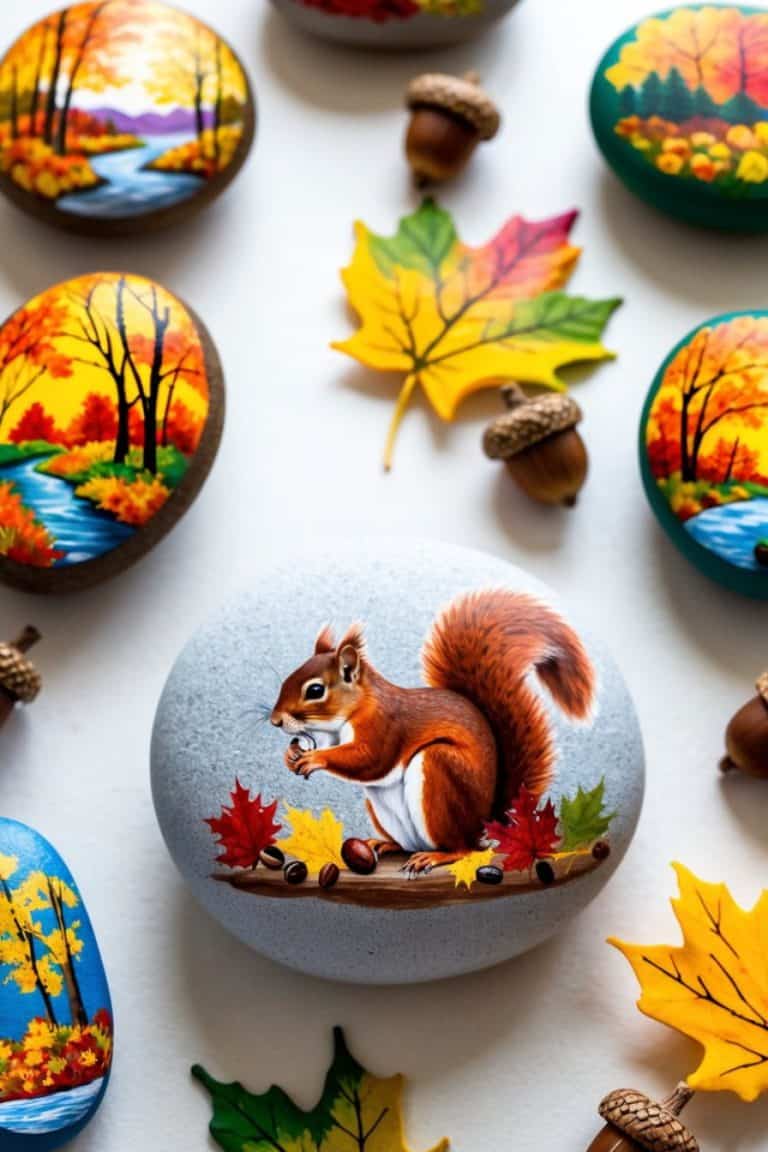 23 Fall Painted Rock Ideas: Creative Autumn Crafts for Your Seasonal Decor