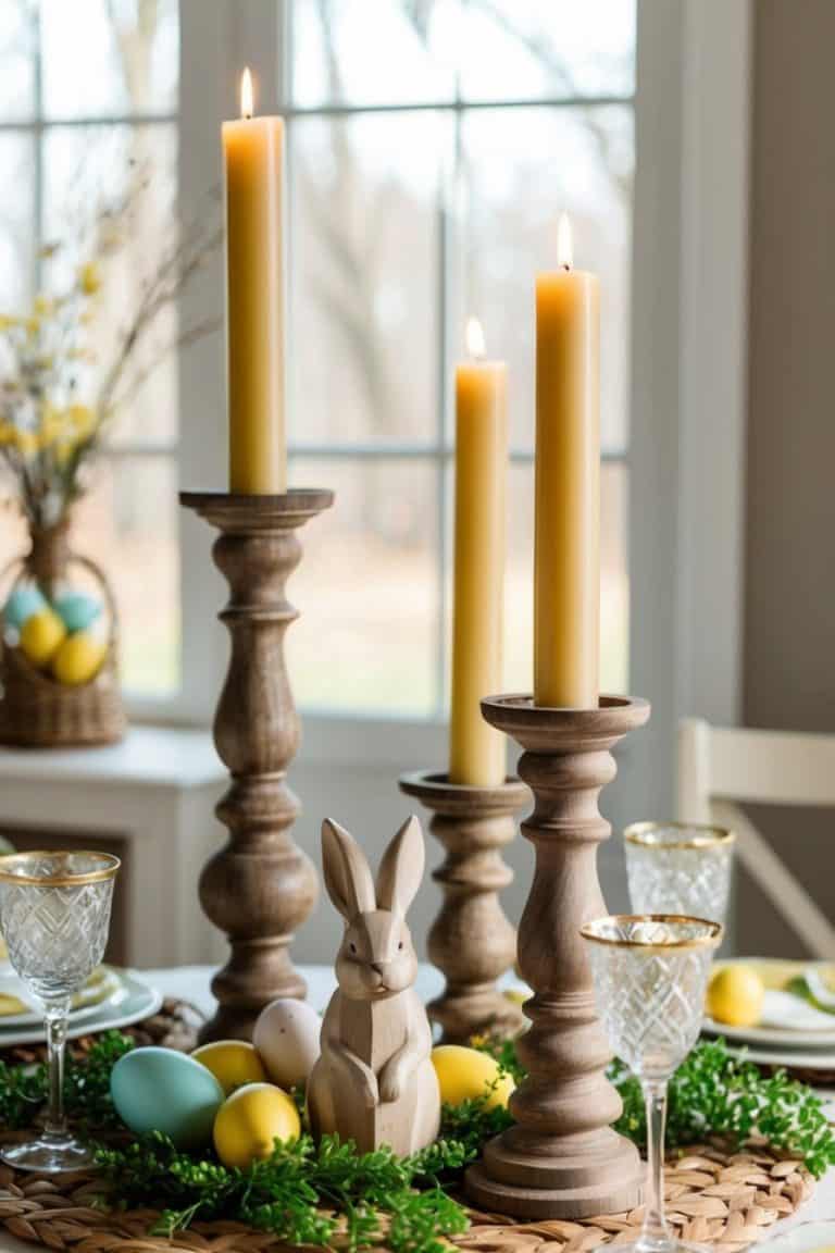 37 Rustic Easter Tablescape Ideas: Charming DIY Decor for Your Spring ...