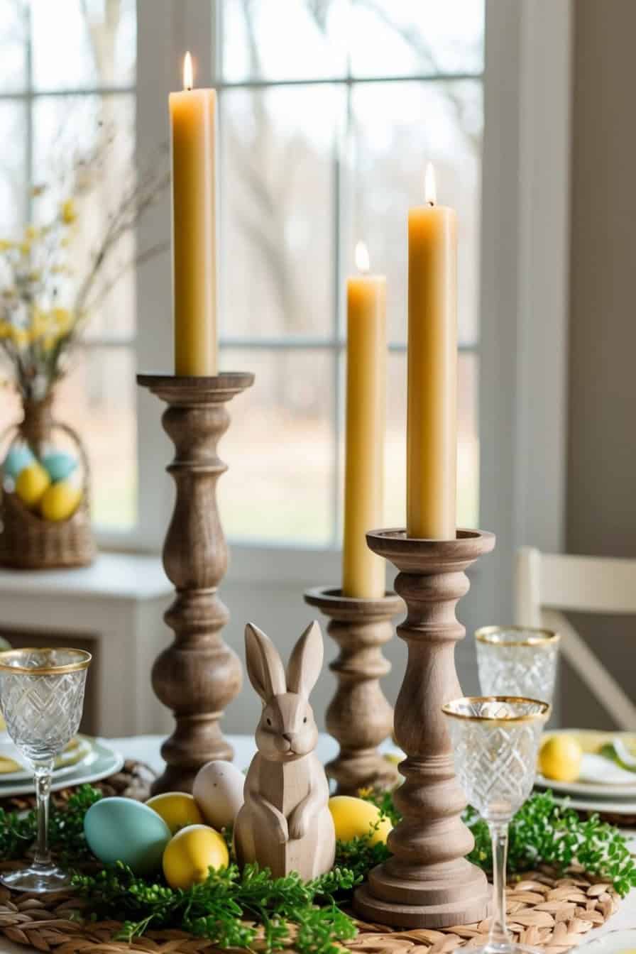 37 Rustic Easter Tablescape Ideas: Charming DIY Decor for Your Spring ...